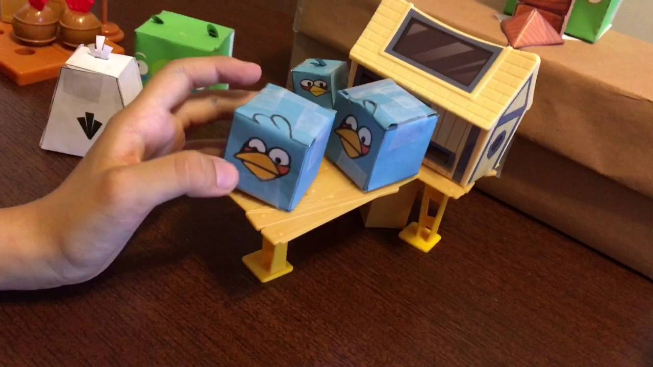 New season of Angry birds paper craft video - YouTube