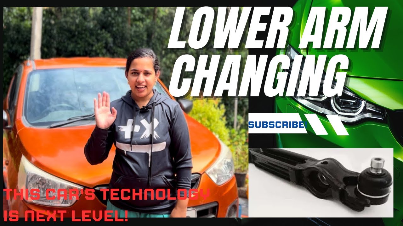 Car lower arm change - YouTube