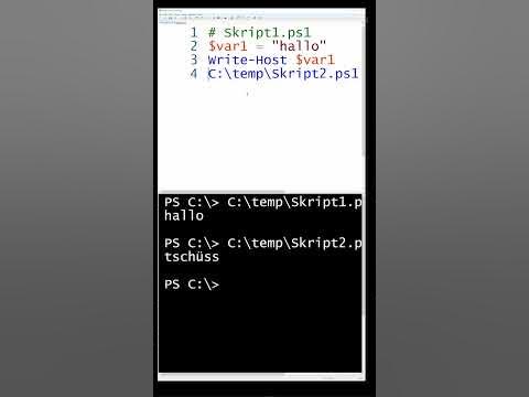 . Dot-Sourcing in PowerShell - YouTube