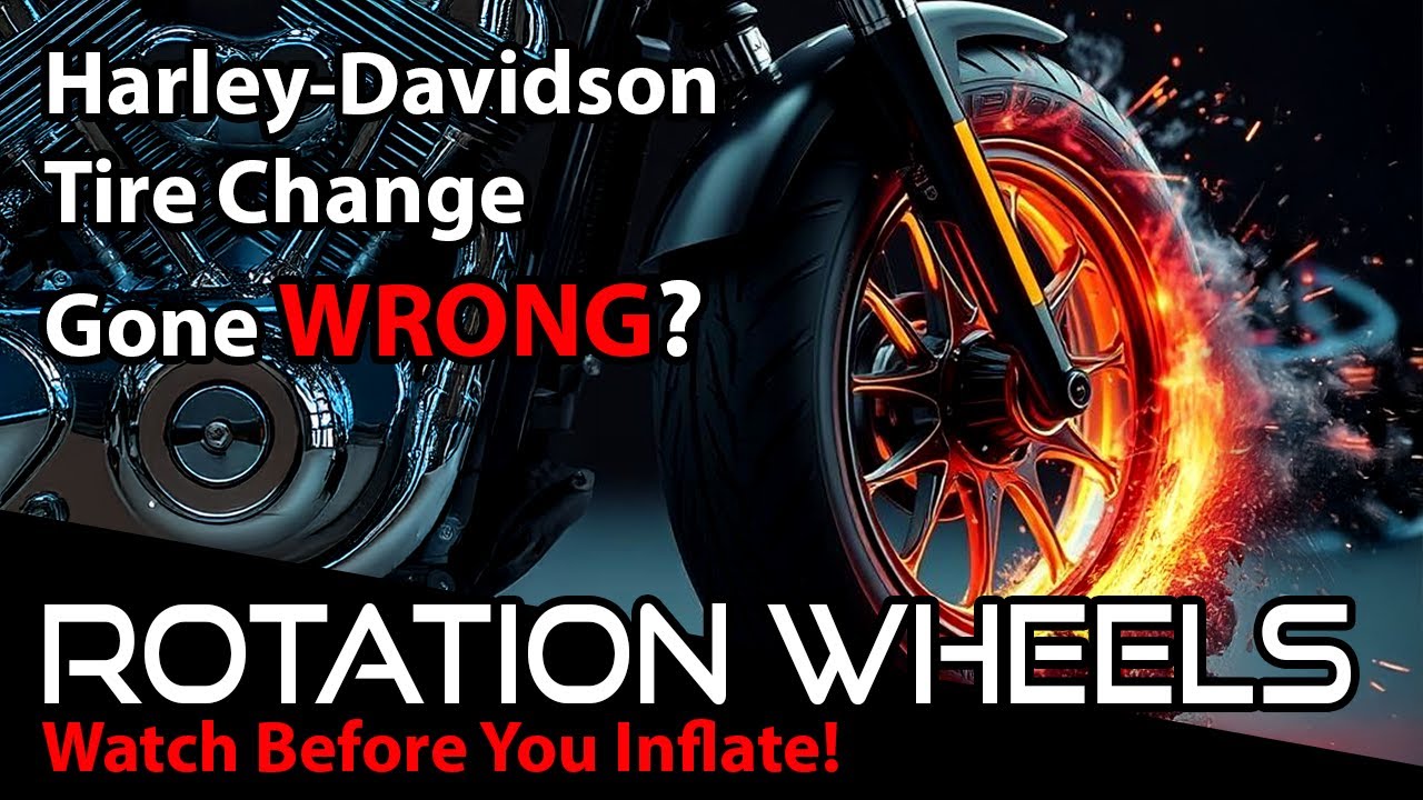 Motorcycle Tire Replacement | Rotation Wheels Full Shop Services - YouTube