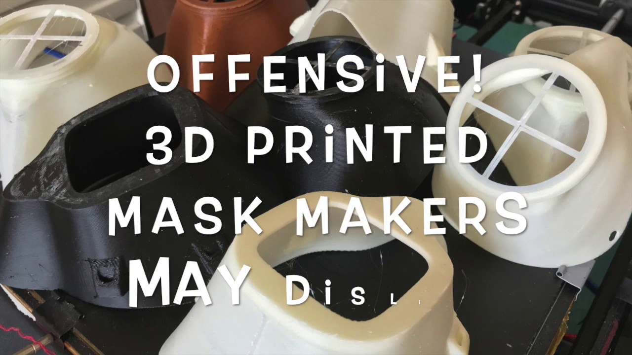 CAUTION! 3D Printed ABS face mask. Yet another simulation by request ...