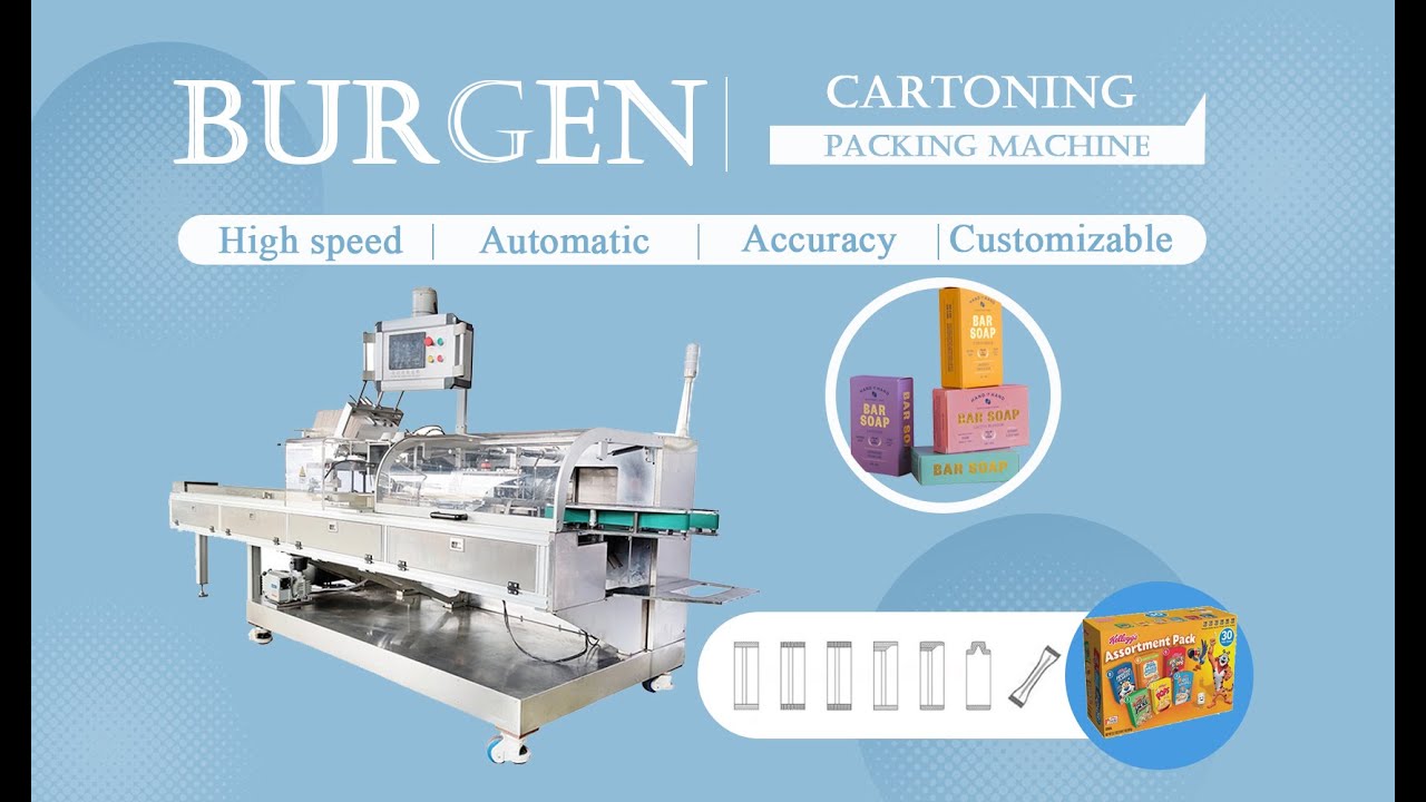 Automatic instant bird's nest cartoning packing machine - YouTube