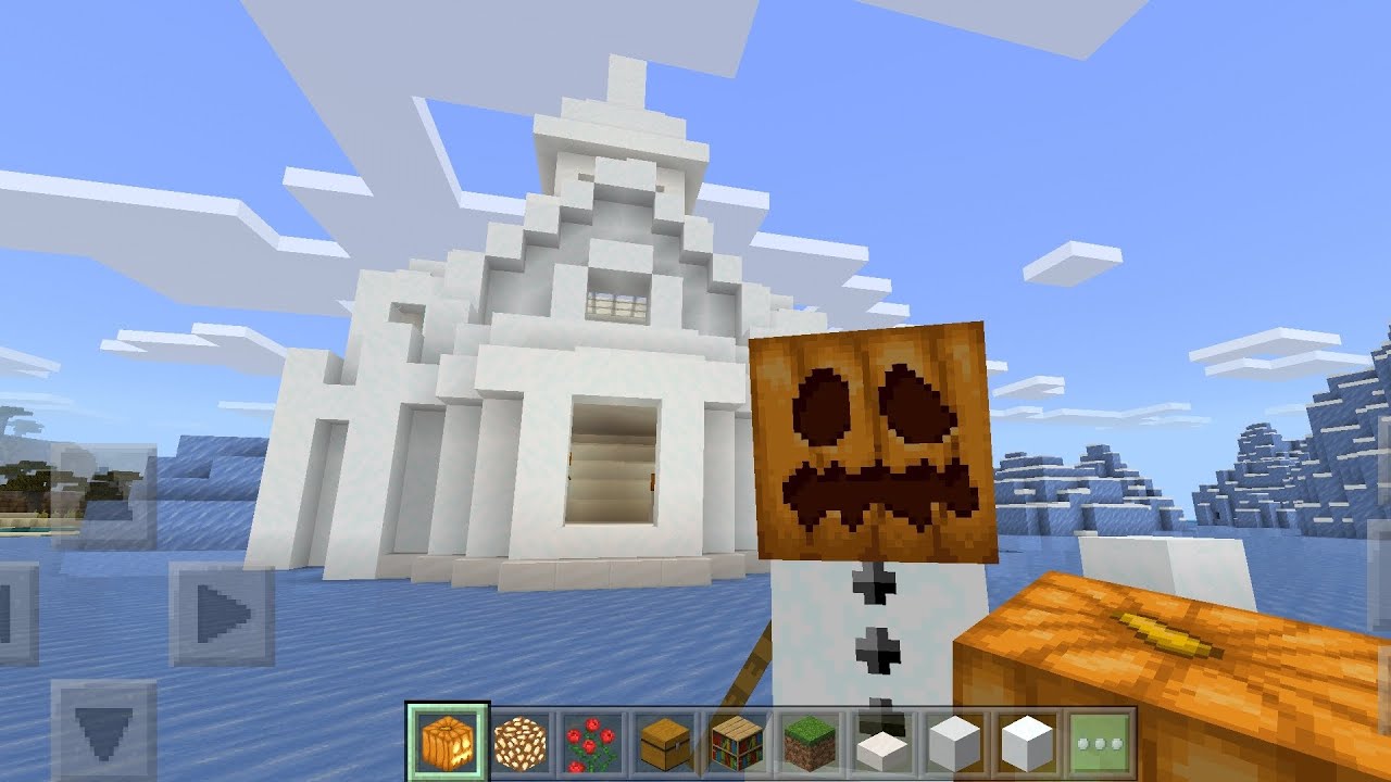 I Build my Ice house in the iceland | minecraft - YouTube