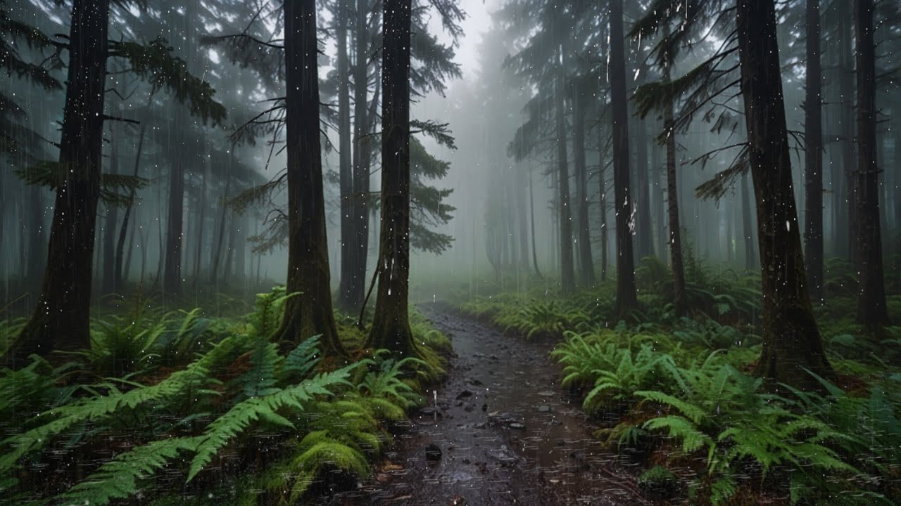 Thunderstorm in the Forest: Deep Sleep & Relaxation With Rain Sounds ...