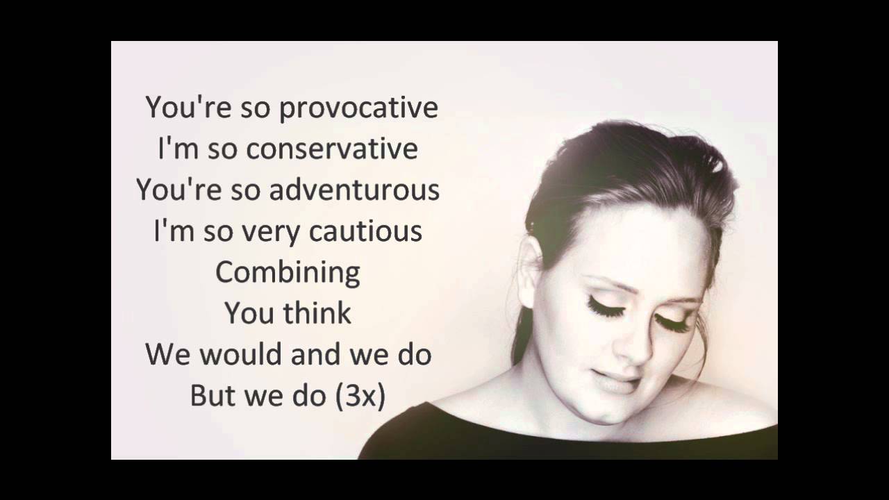 Adele - My same lyrics/letra - YouTube