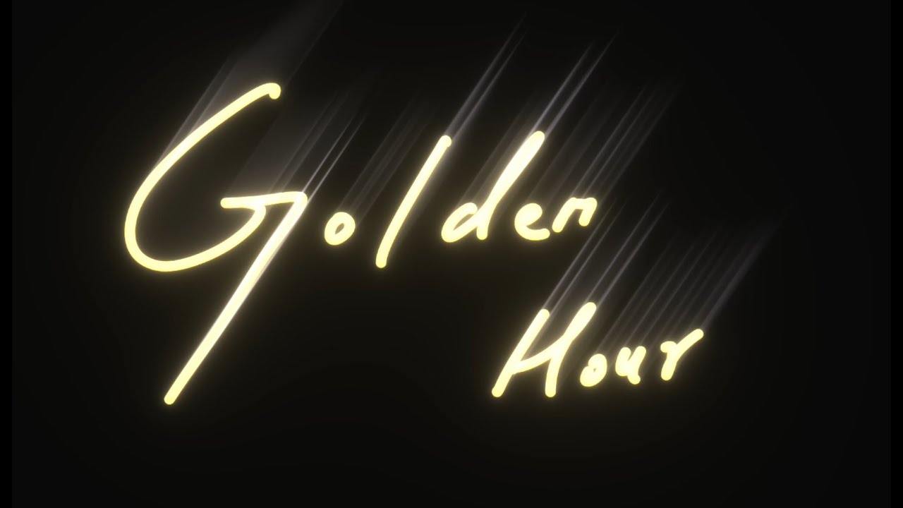 Golden hour overlay Lyrics only for Montage & video edit vfx♥♥ - YouTube