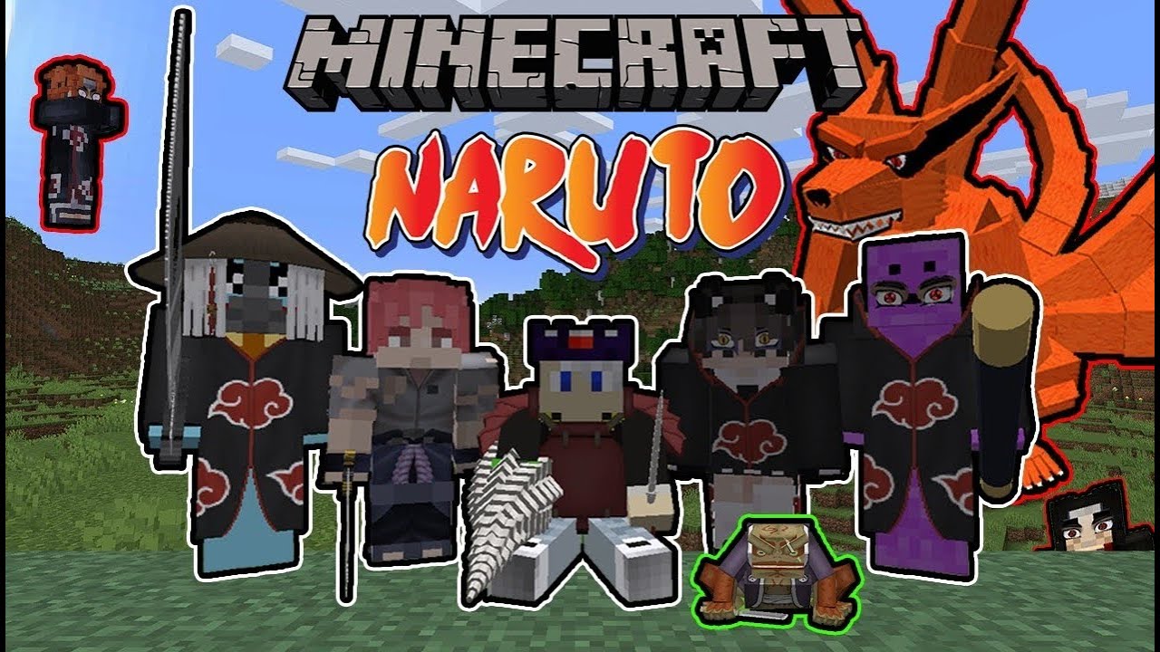MINECRAFT NARUTO CURSE FORGE. - YouTube
