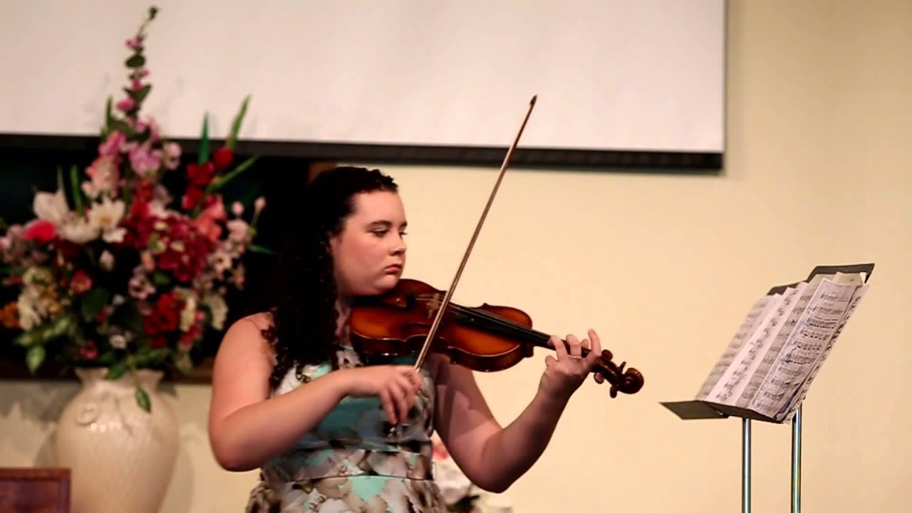 Hannah Keith Violin Recital - La Folia - YouTube