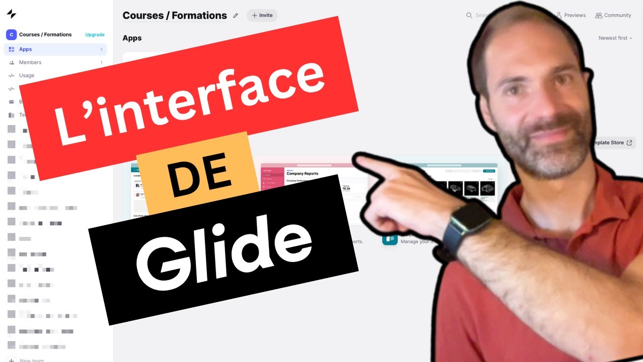 Interface de Glide - YouTube