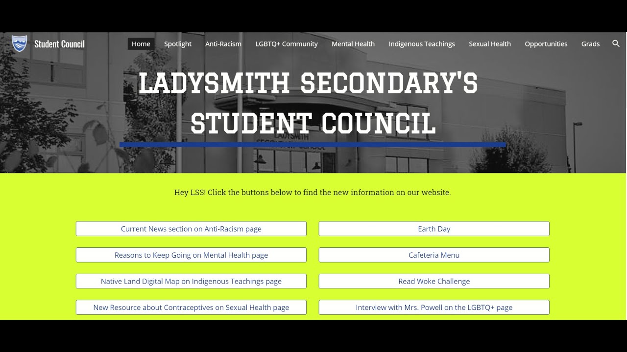Promotional video for Student Council's website - YouTube