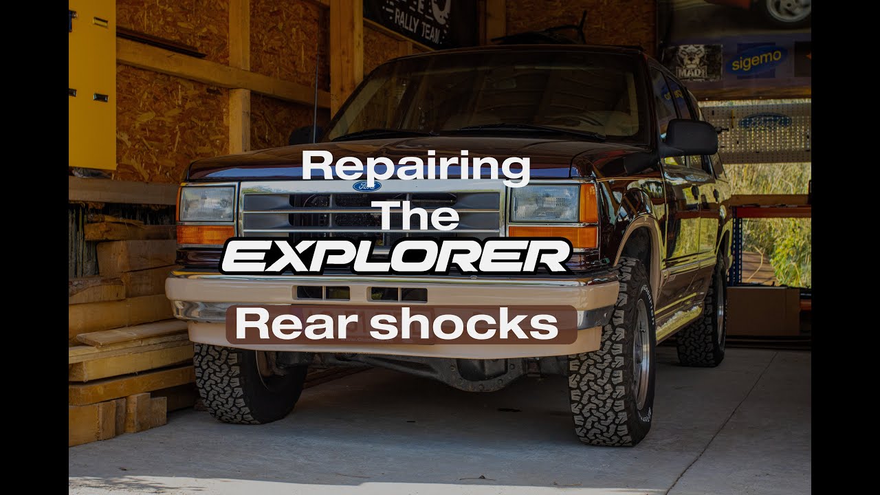 1993 Ford Explorer - rear shocks replacement - YouTube