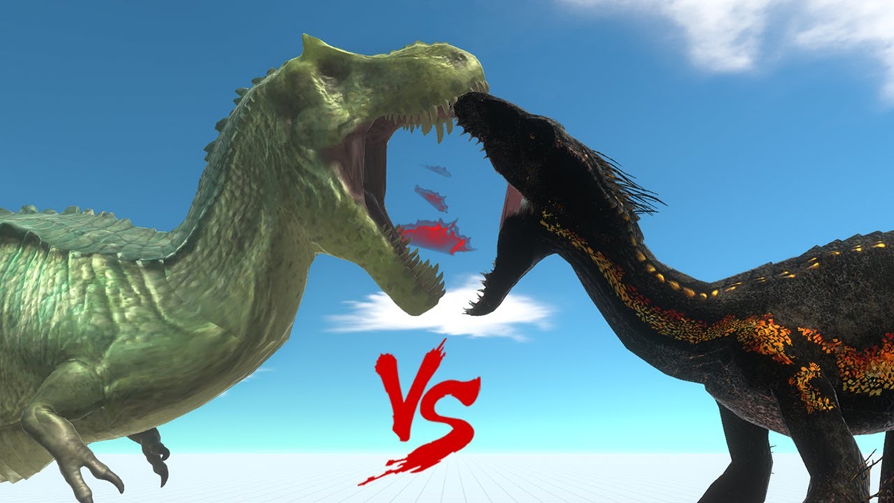 HYPO REX (Remastered) vs INDORAPTOR - DINOSAURS BATTLE - YouTube
