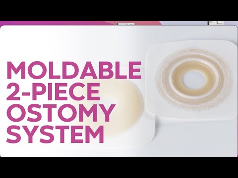 2-piece Moldable Ostomy Pouching System Application - YouTube