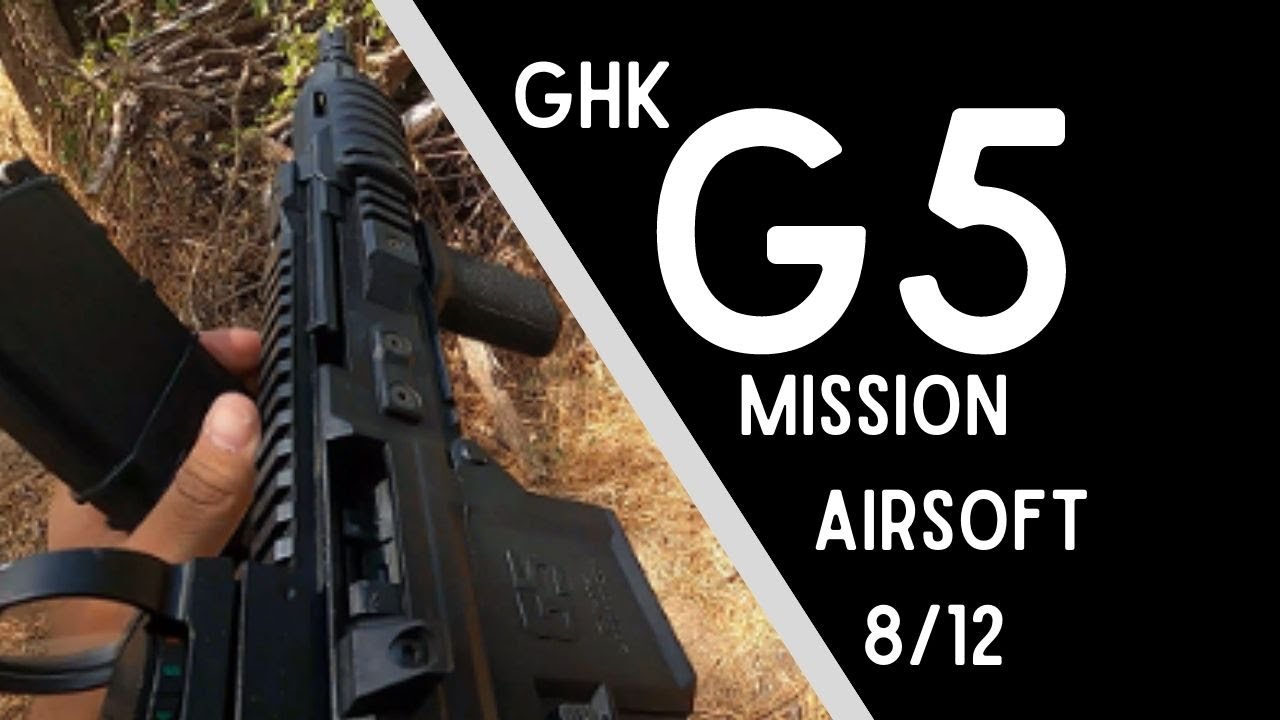 GHK G5 Gameplay @ Mission Airsoft San Antonio, Texas - YouTube