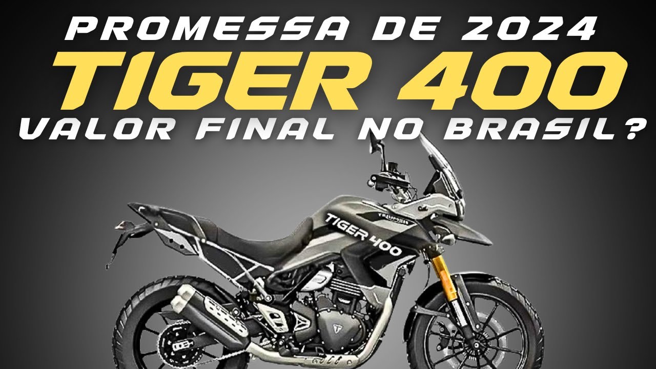 Qual o VALOR que chegará a TRIUMPH TIGER 400 no BRASIL - YouTube