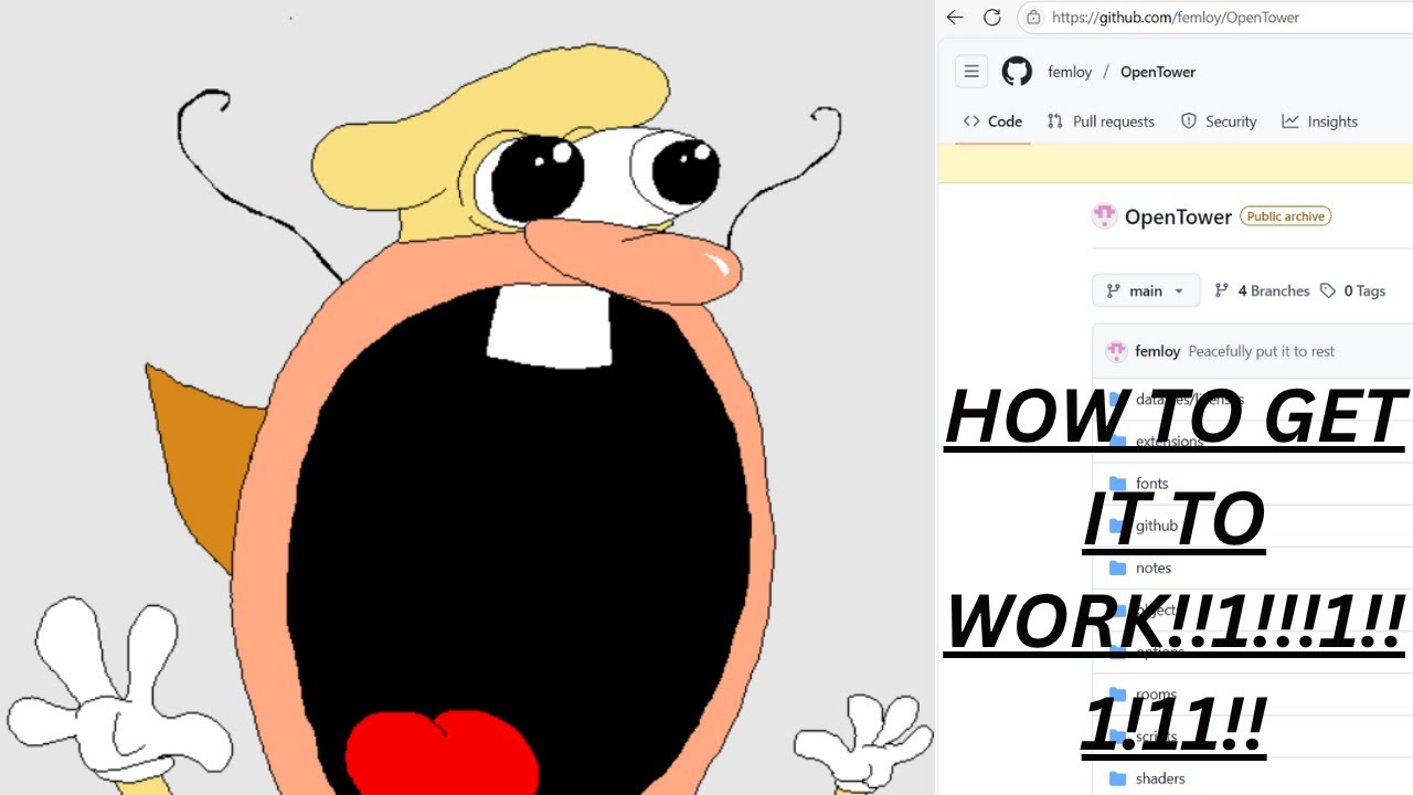 How to get Open Tower (Pizza Tower decomp) set up! - YouTube