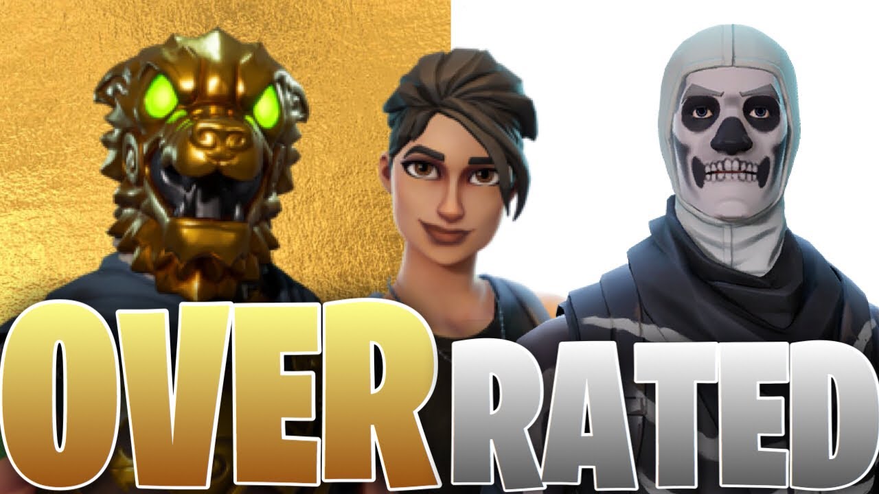 OVERRATED Skins in Fortnite! (you love #4) - YouTube