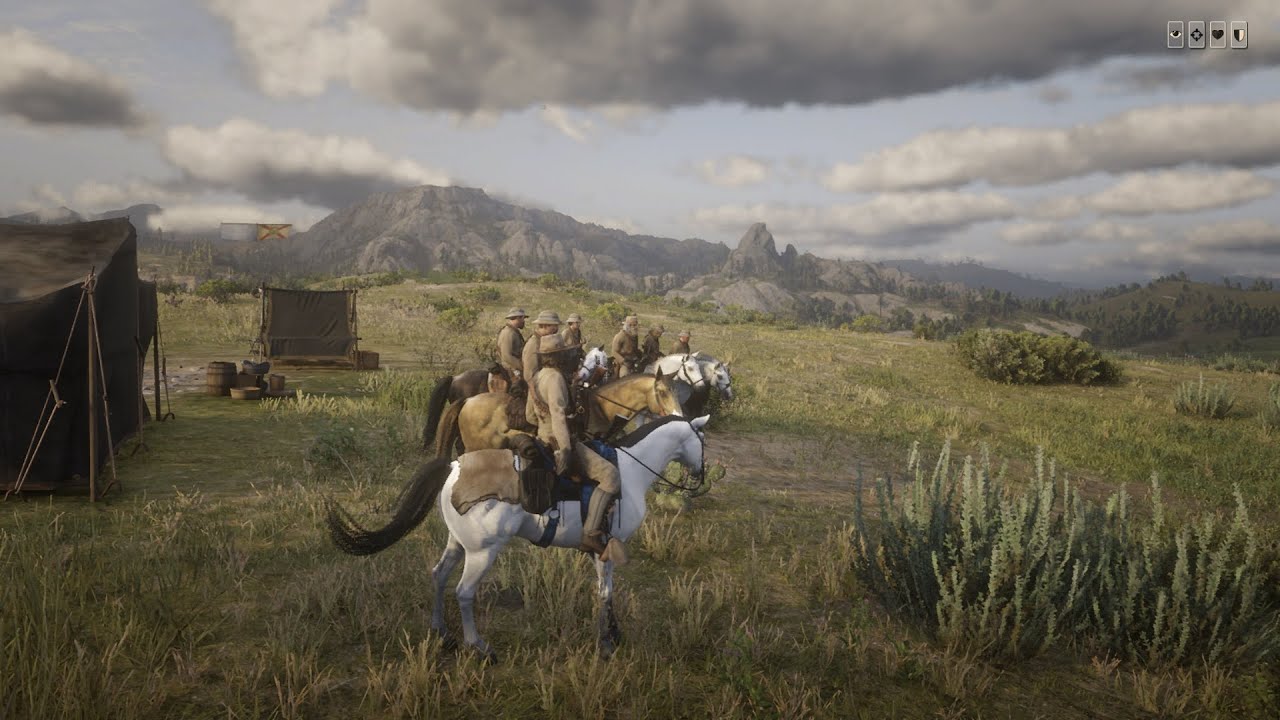 1st Royal Dragoons Cavalry charge (rdr2 online) - YouTube