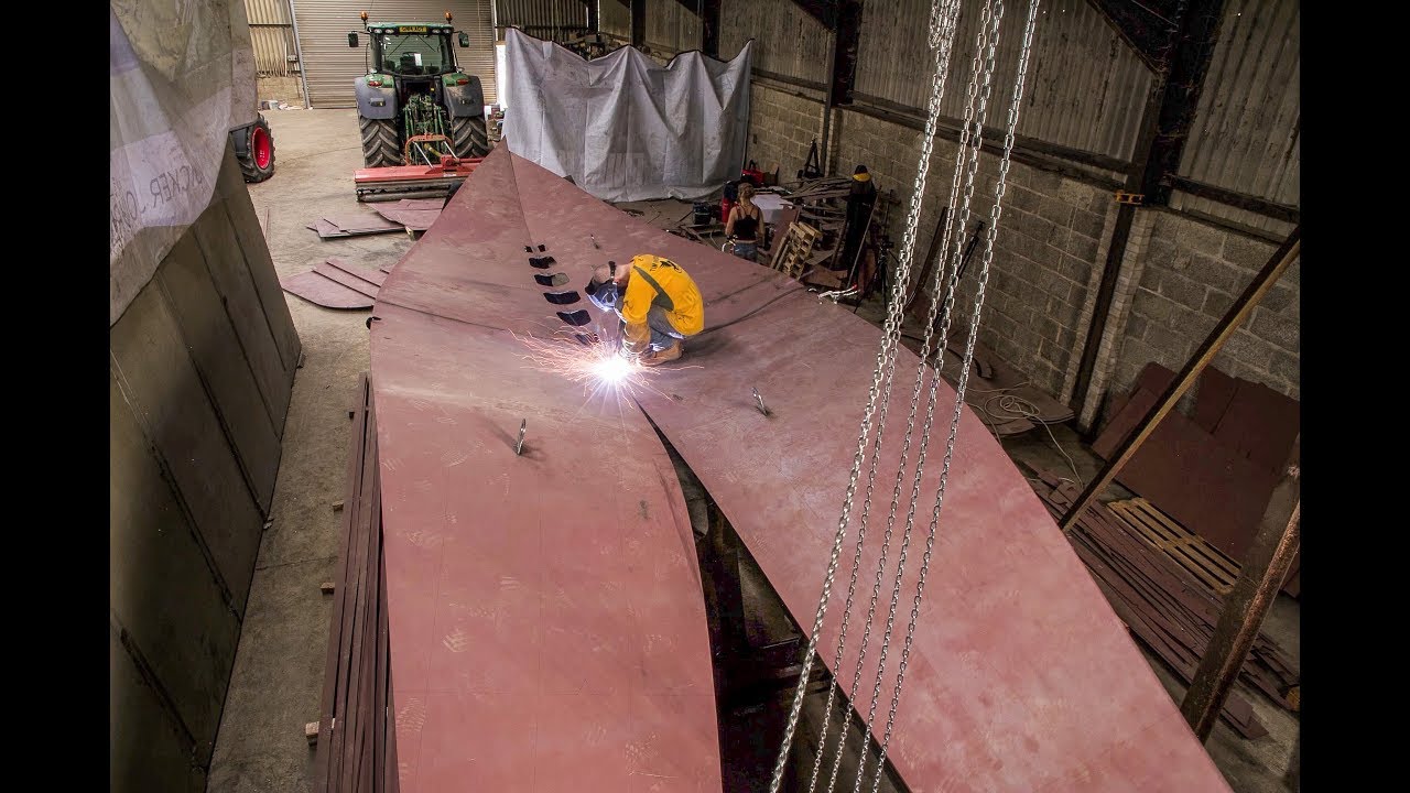 Assembling the Bottom Plates - The First Bits of our Boat - Ep.4 - YouTube