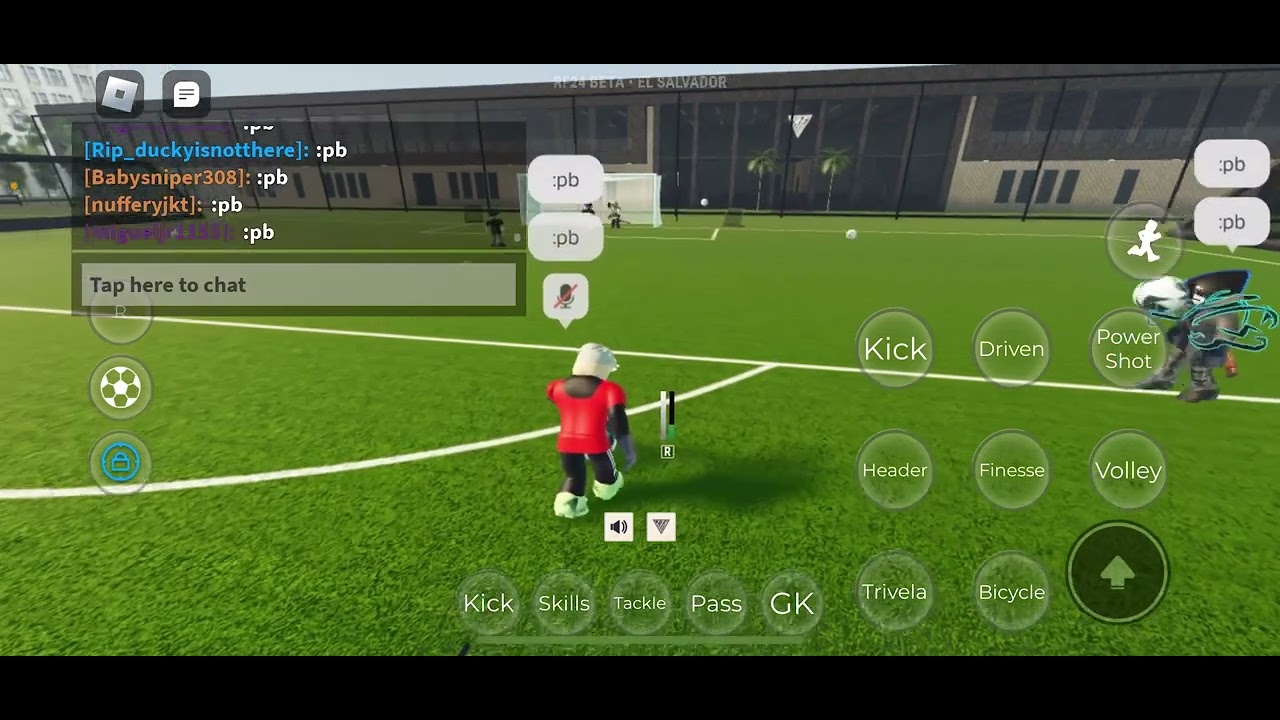 Playing Roblox RF24 real Futbol 24 - YouTube