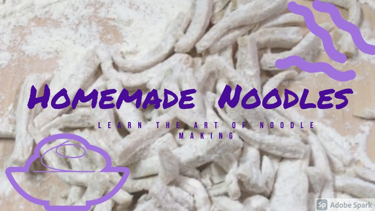 Making Homemade Noodles - YouTube