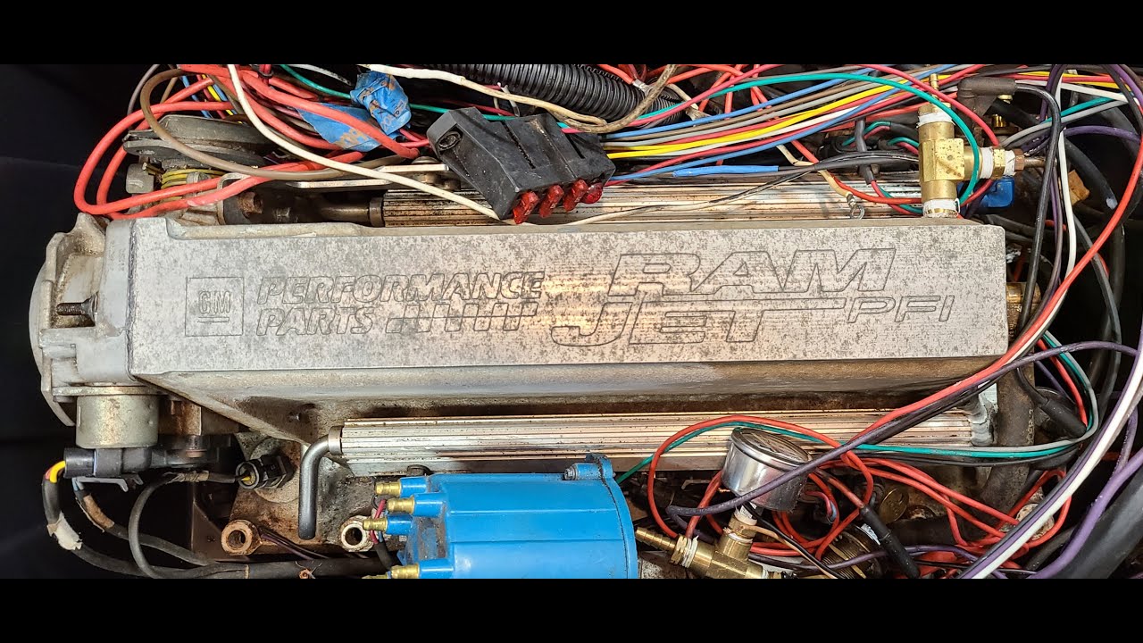 sbc 400 Megasquirt MPFI removal - YouTube