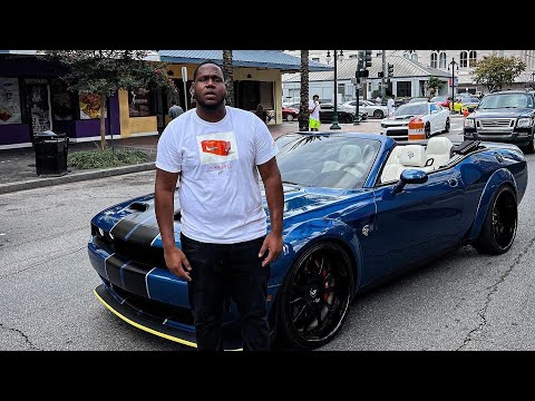 First ever drop top hellcat Widebody Challenger Ⓜ️😳 - YouTube