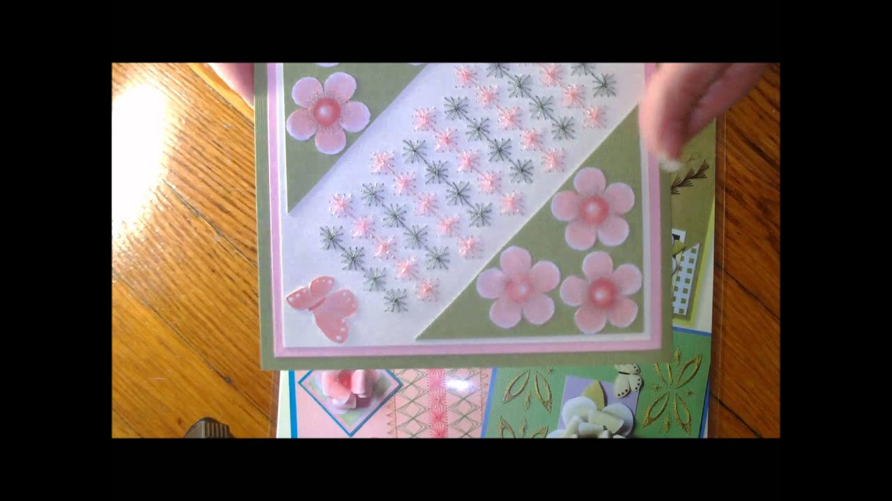 Paper Embroidery Kits and Stencils - YouTube