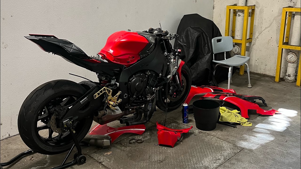 #5 MONTANDO A R1 DE LEILÂO COPART EUA | REBUILDING A WRECKED 2019 ...