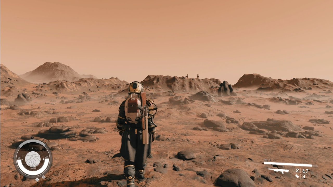 Starfield Planet Mars Small exploration - YouTube