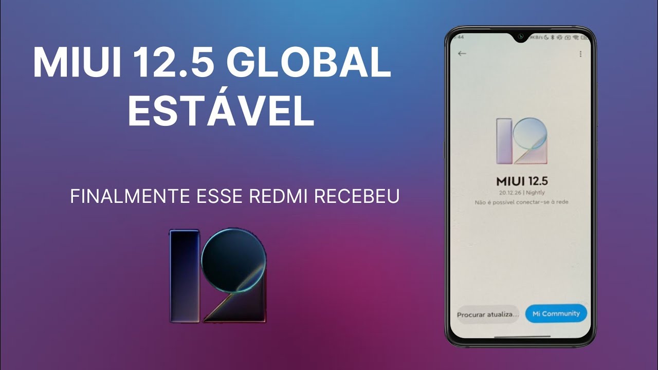 MIUI 12.5 GLOBAL ESTÁVEL FINALMENTE ELE RECEBEU - YouTube