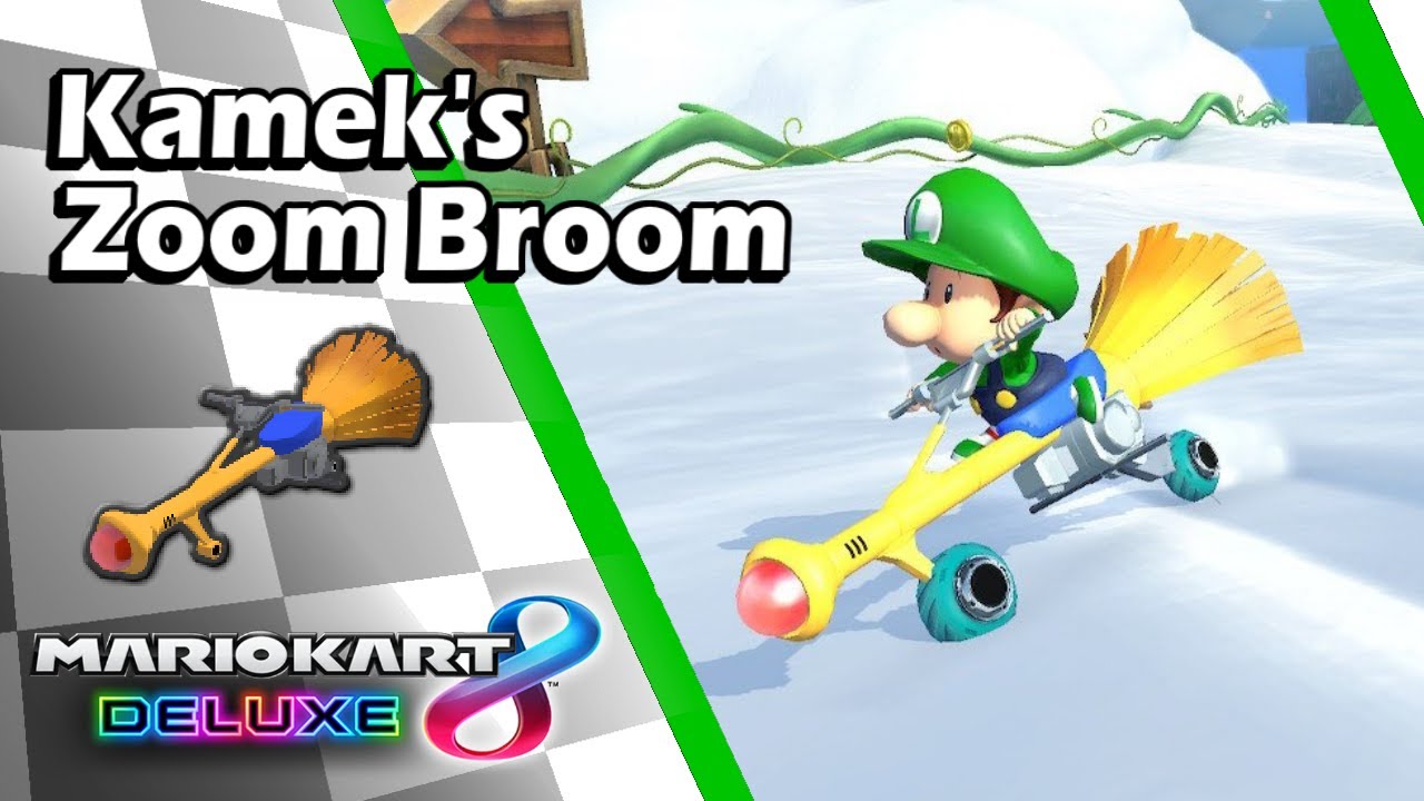 Kamek's Zoom Broom in Mario Kart 8 Deluxe! - YouTube