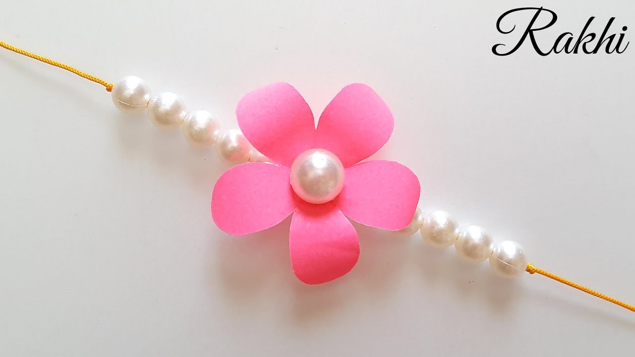 Easy & Beautiful Rakhi Making • rakhi making ideas at home • rakhi ...