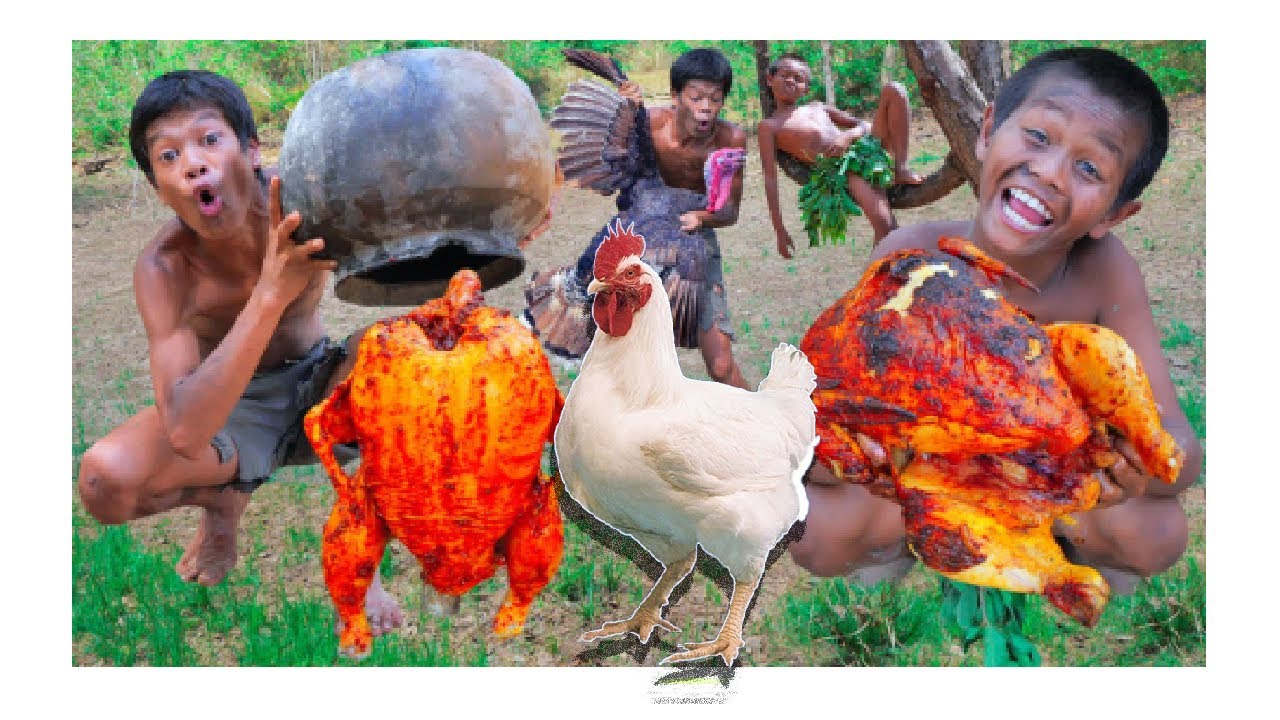 Primitive Technology - Kmeng Prey - Meet Duck And Cooking Eating ...