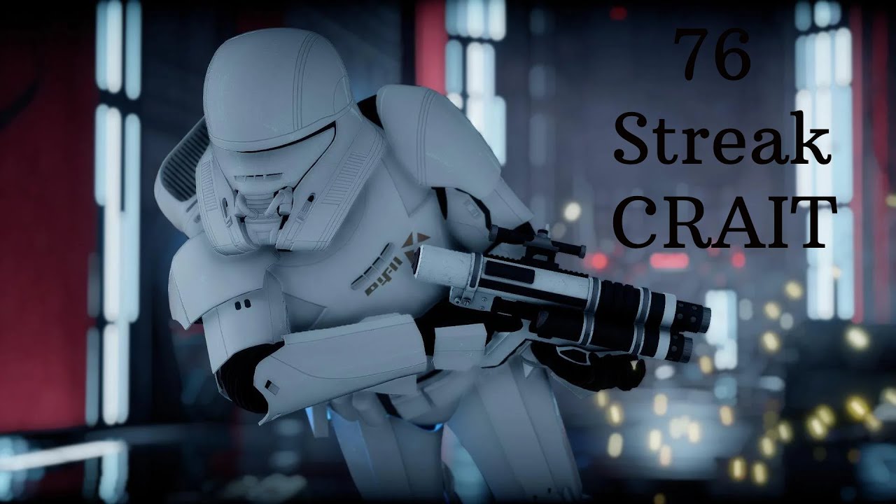 STAR WARS BATTLEFRONT 2 - 76 AERIAL KILLSTREAK - YouTube
