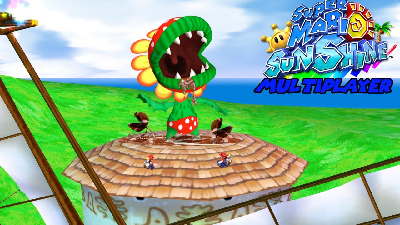 Super Mario Sunshine Split Screen Mod - YouTube