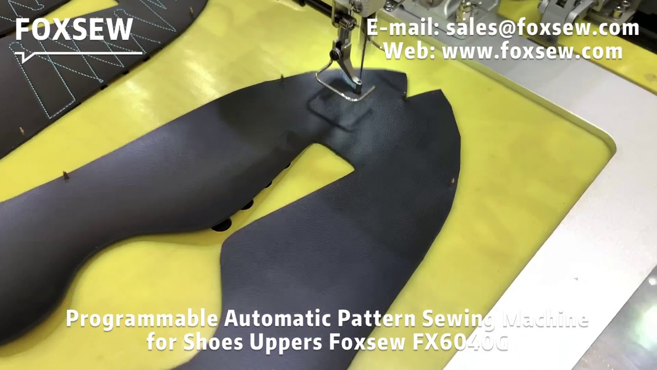 Programmable Automatic Pattern Sewing Machine for Shoes Upper - YouTube