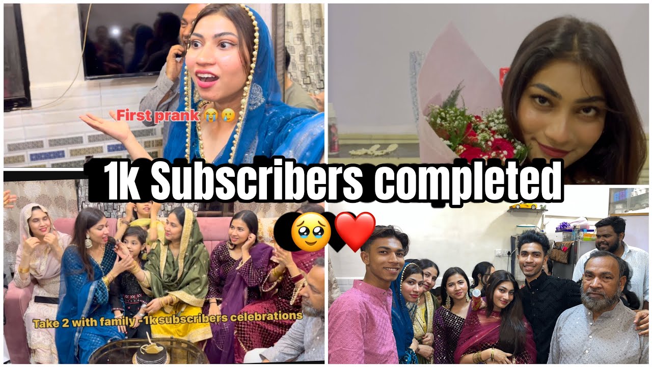 Finally 1k Subscribers completed 🥹 | First Prank on Mom 🥹😂 | Thankyou ...