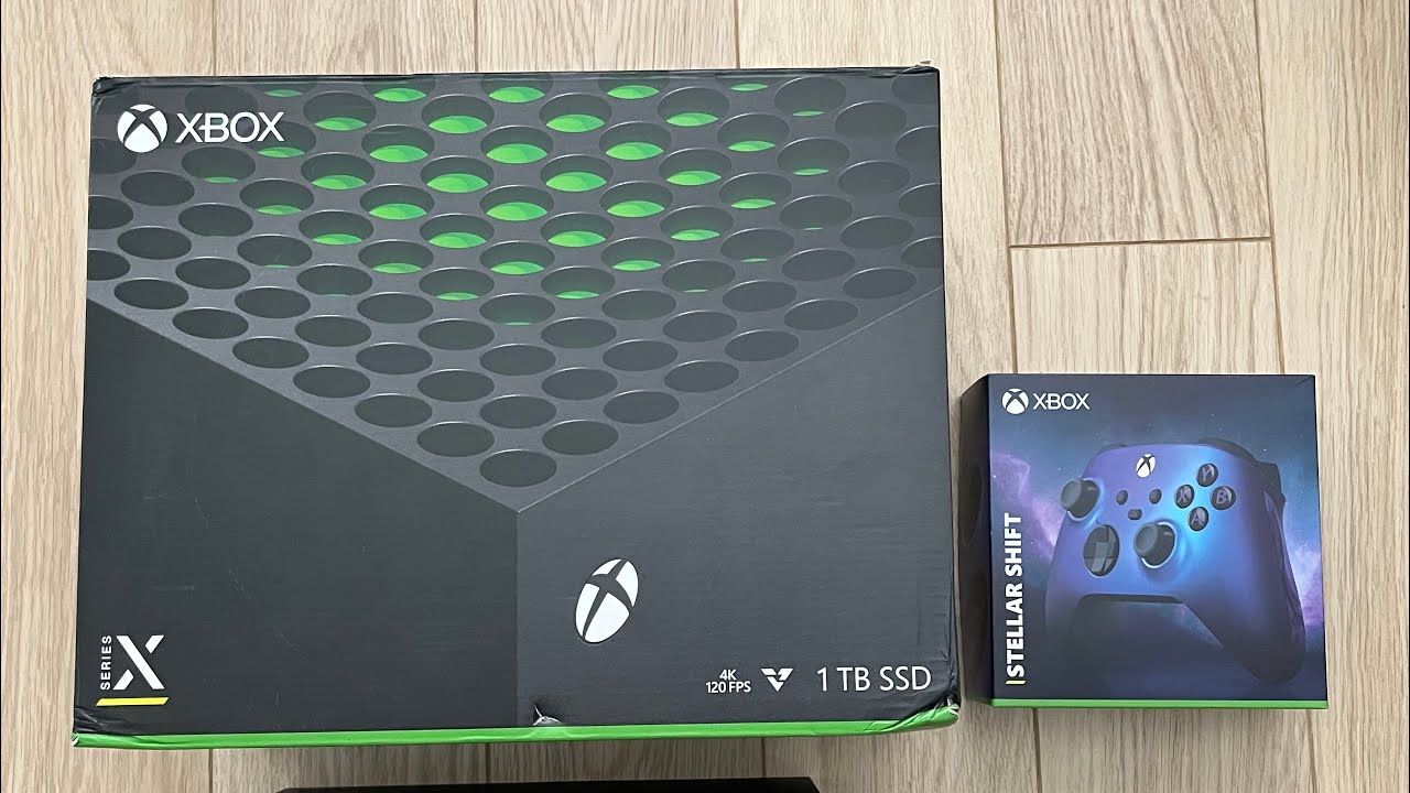 Xbox Series X Console & Stellar Shift Controller Unboxing UK 2023 - YouTube