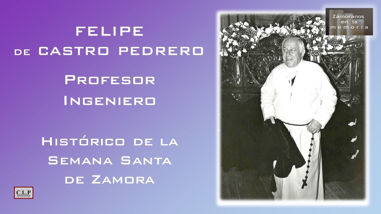 Zamoranos en la memoria. Felipe de Castro Pedrero. Histórico de la S ...