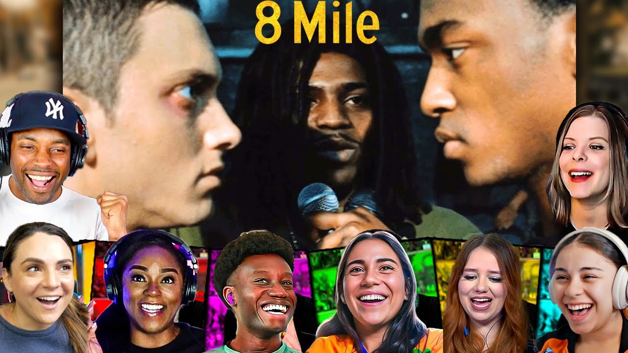 TOP "Eminem 8 Mile Ending Rap Battles" Reactions! 8 Mile (2002) Movie ...