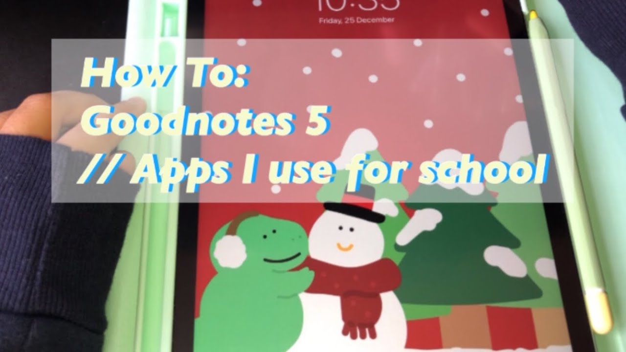 How to use goodnotes | Apps I use for studying - YouTube