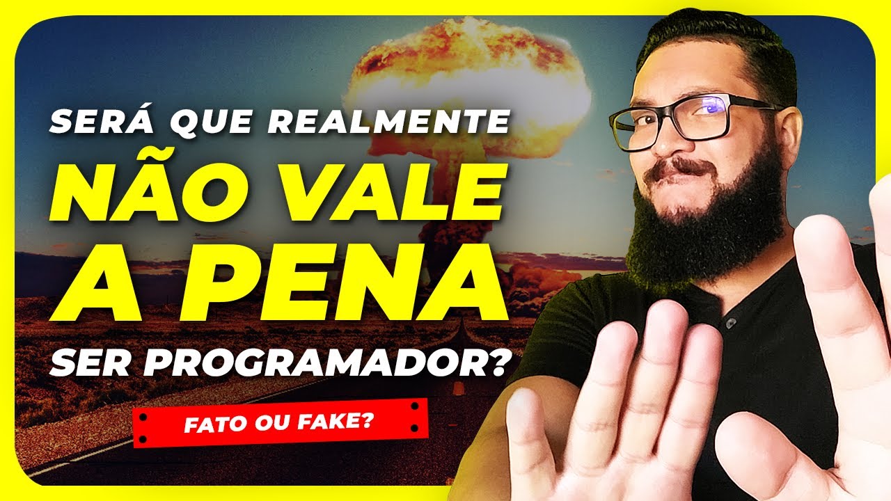 AINDA VALE A PENA SER PROGRAMADOR? 😭 - YouTube