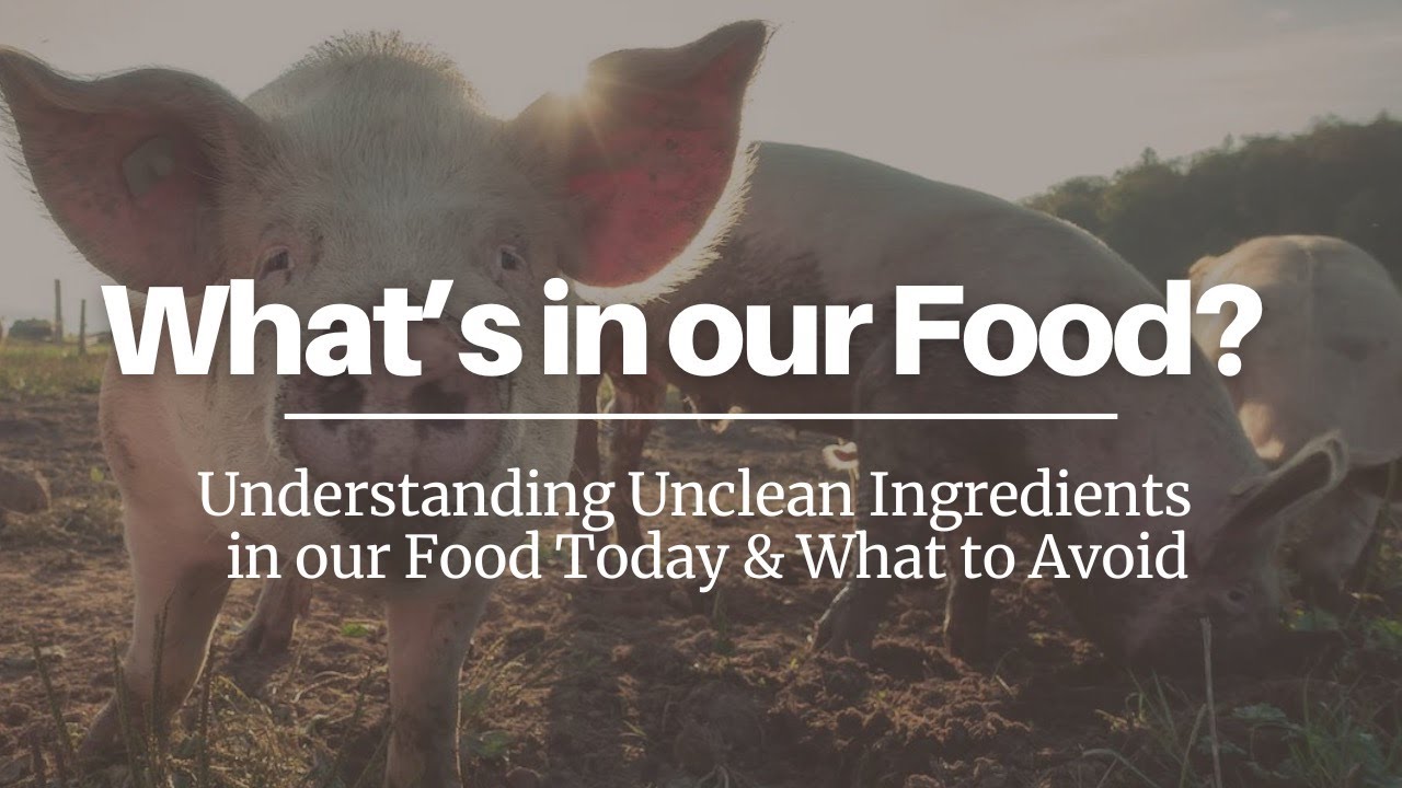 Clean and Unclean What's in our Food - YouTube