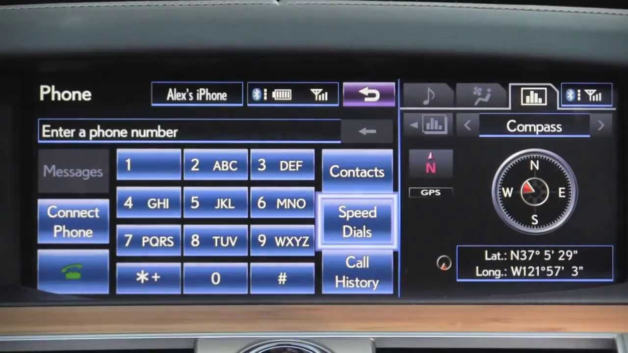 2013-2014 Lexus LS Infotainment Review (Lexus Enform) - YouTube