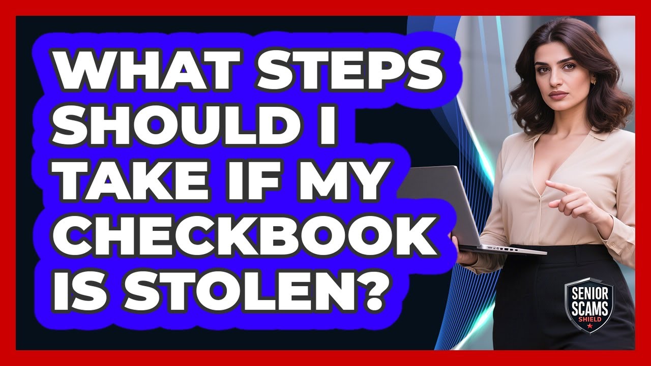 What Steps Should I Take If My Checkbook Is Stolen? - YouTube