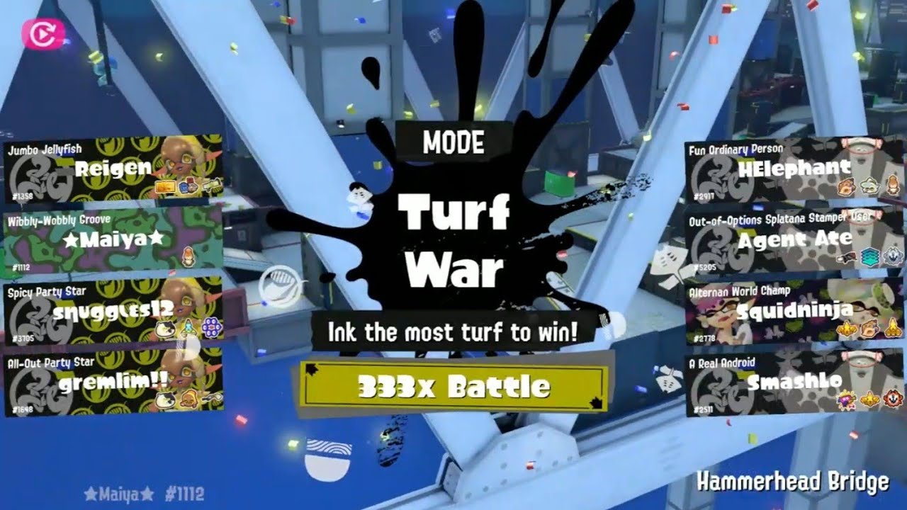 Team Frye 333x Battle - Splatoon 3 - YouTube