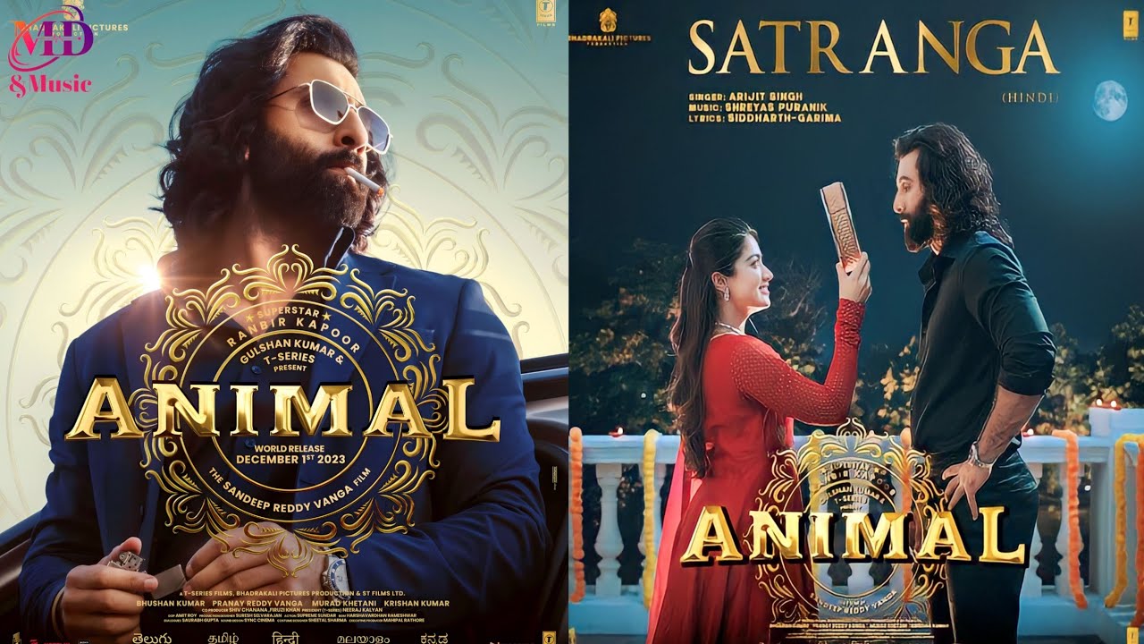 SATRANGA Song /Lyrics / (ANIMAL)Arijit Singh /Ranbir Kapoor/Rashmika ...