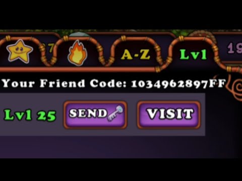 FRIENDS CODE MY SINGING MONSTERS - YouTube