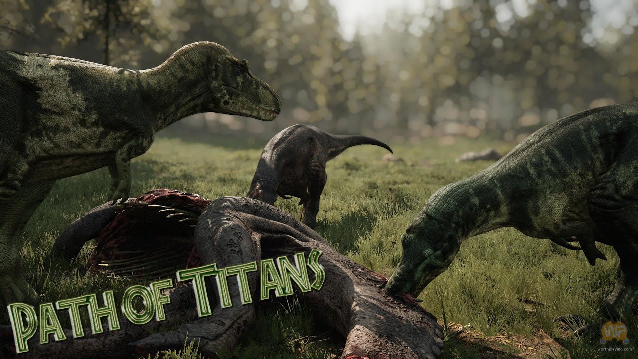 Path of Titans - T-Rex vs Raptor - YouTube